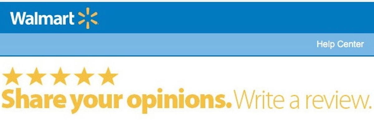 Wal-Mart asking customers for product reviews as part of effort to ...