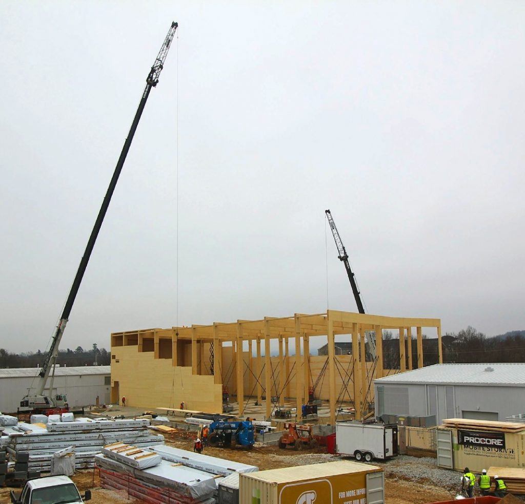 UA high-density storage building is first in Arkansas built with CLT ...