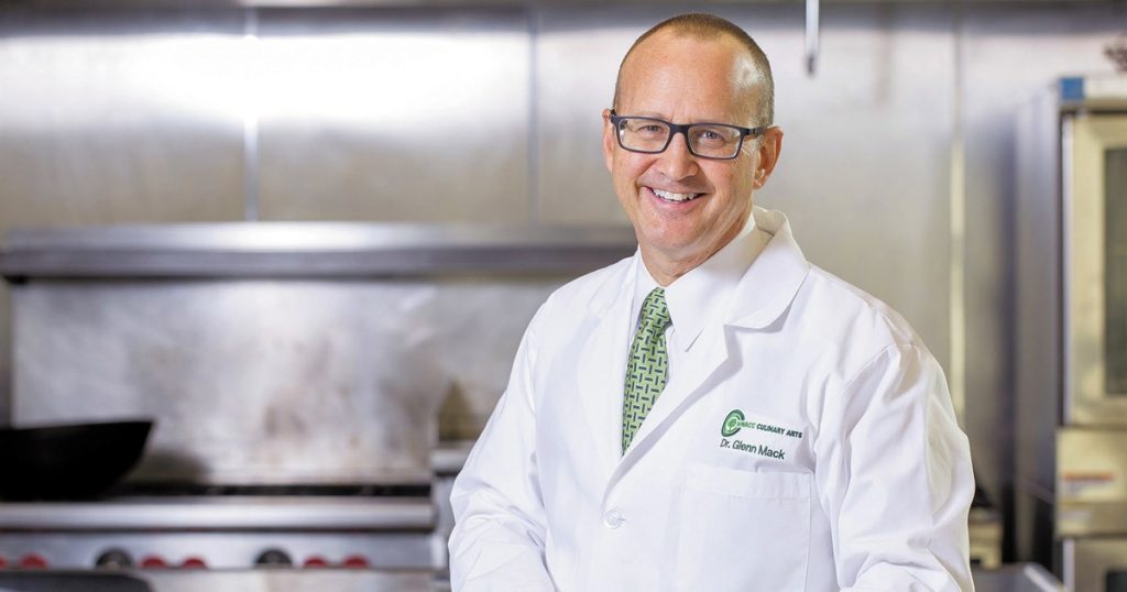 Brightwater culinary school executive director Glenn Mack tenders ...