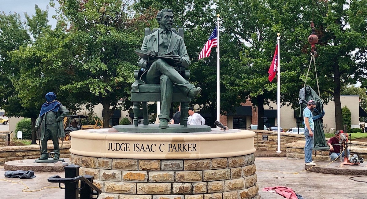 Statues erected in Gateway Park, dedication set for Thursday - Talk ...