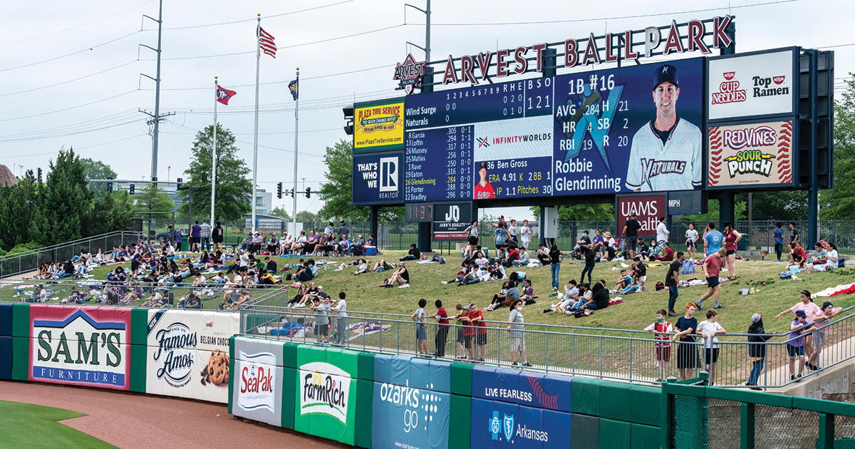Attendance rises at Arvest Ballpark in Springdale - Talk Business ...