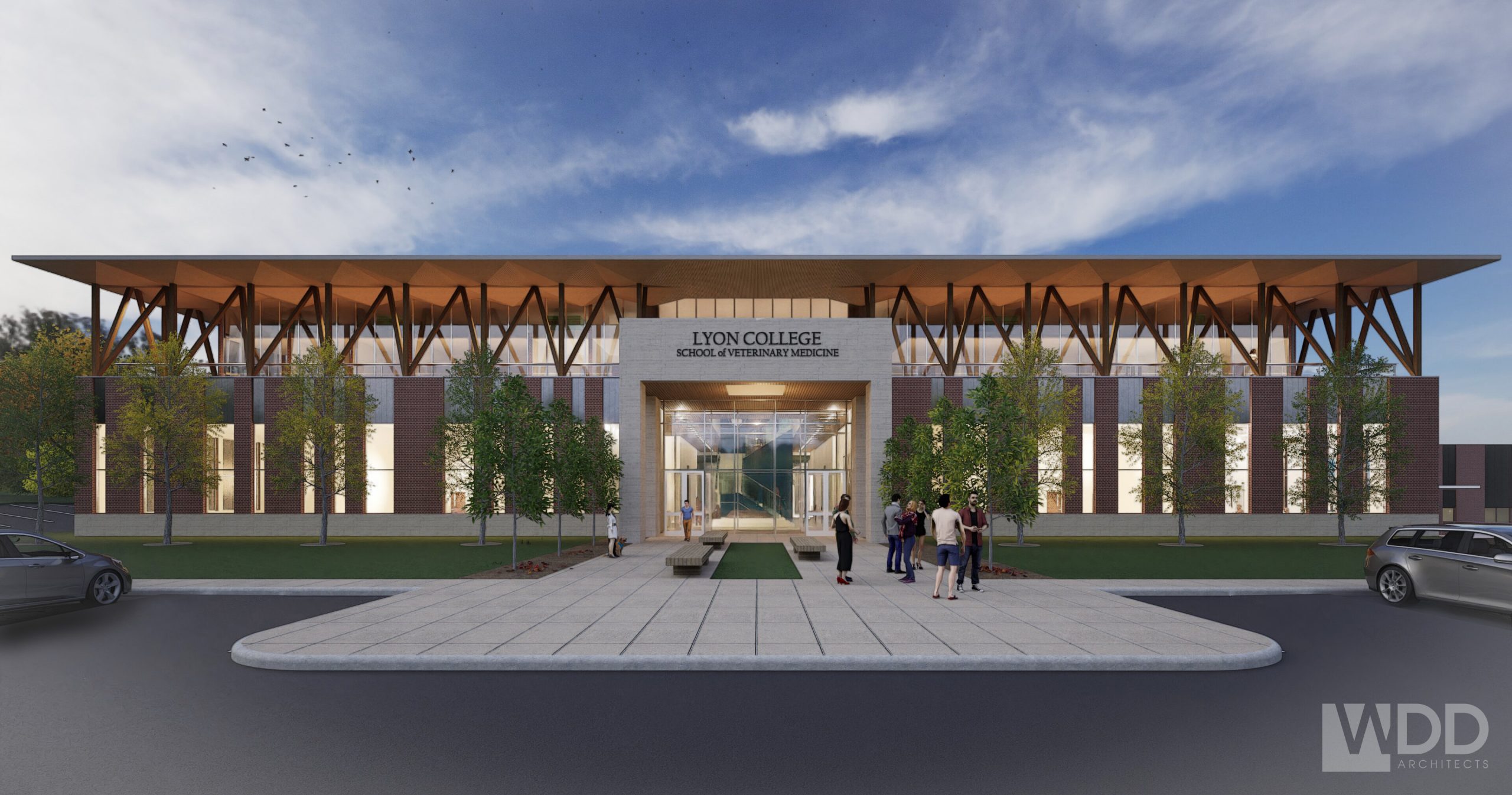 Lyon College unveils vet school architecture - Talk Business & Politics