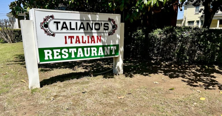 Historic Taliano’s Italian Restaurant to close May 31 after 55 years ...