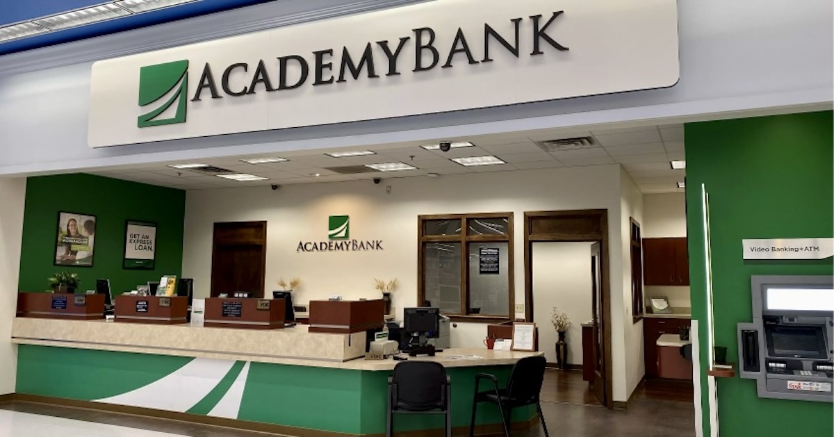 Academy Bank opens 1st Arkansas location in Rogers - Talk Business ...